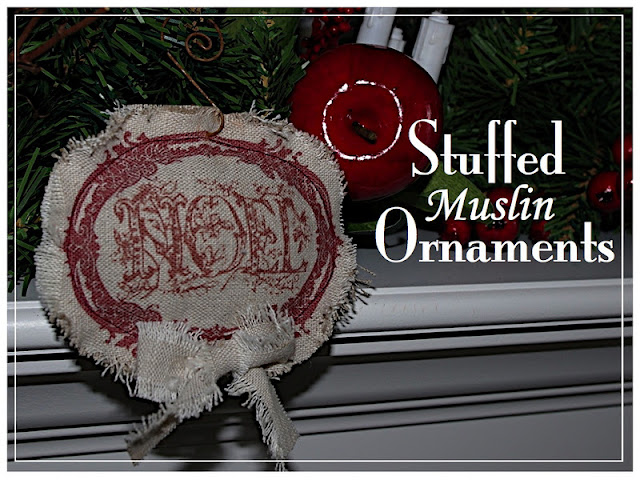 Creative "Try"als: Stuffed Muslin Ornaments