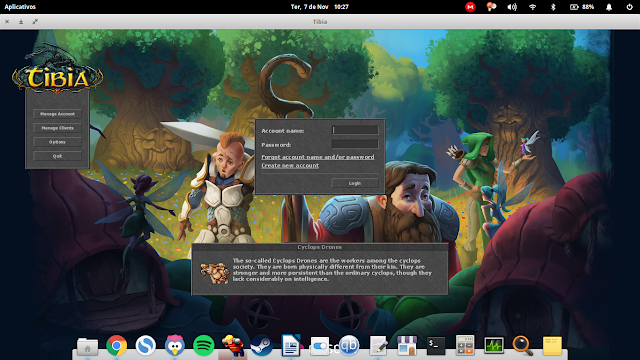 Jogos no Linux: Como instalar Tibia no elementary OS 0.4.1 Loki / Ubuntu