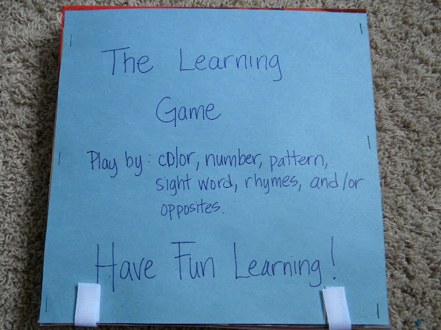 The Pretty Kitty Studio : DIY Pizza Box Learning Game