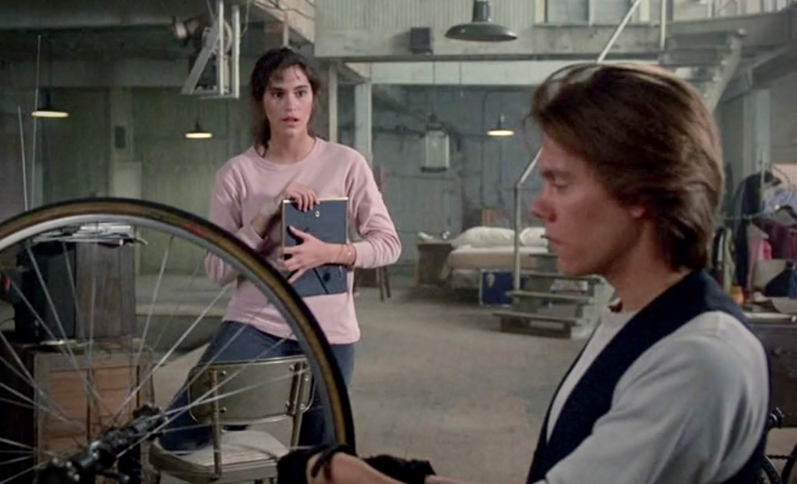 cult film freak: KEVIN BACON & JAMIE GERTZ TEN-SPEED IN 'QUICKSILVER'