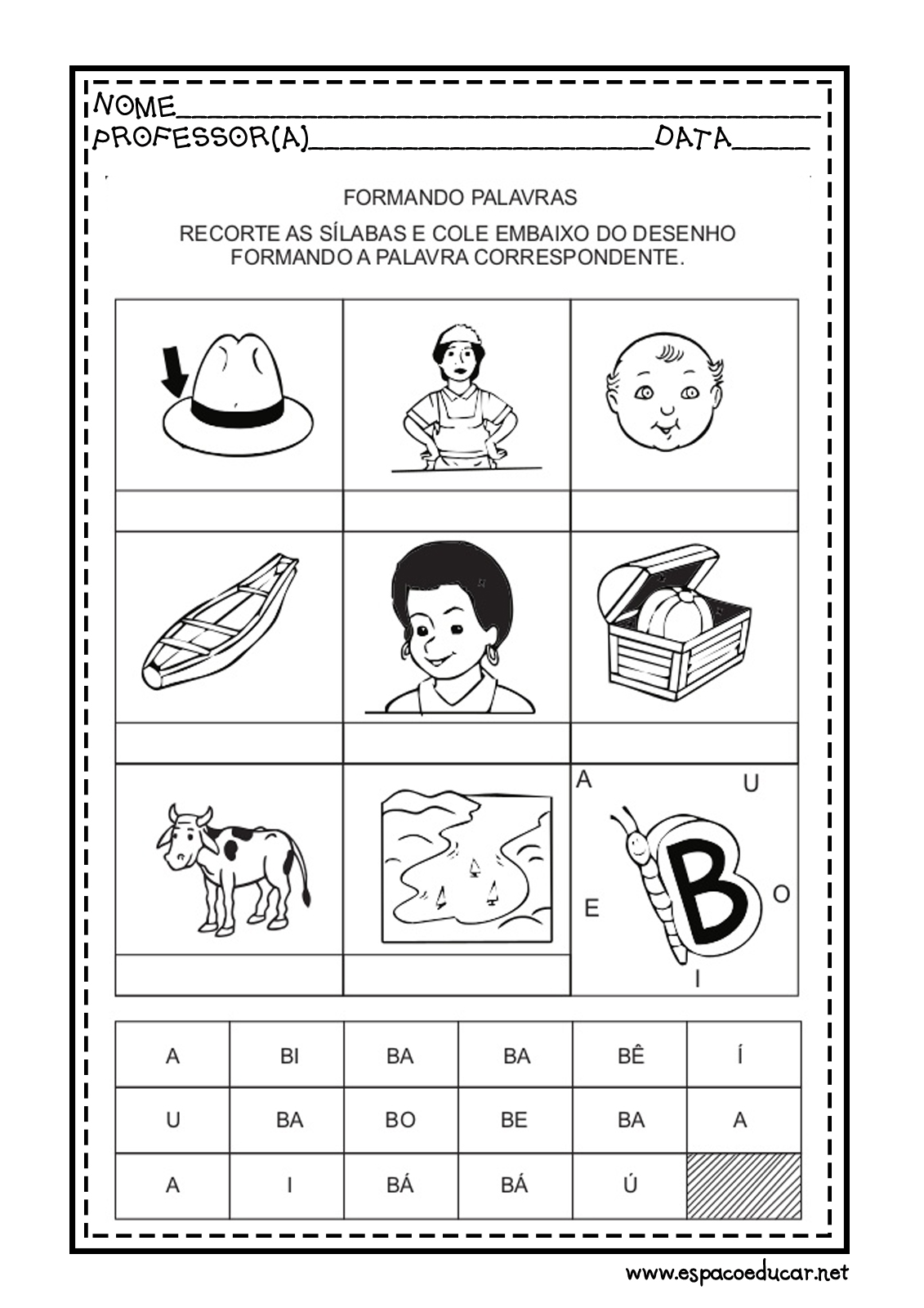 36 ATIVIDADES DE ALFABETIZAÇÃO OU 1º ANO COM A LETRA B + SUGESTÕES ...