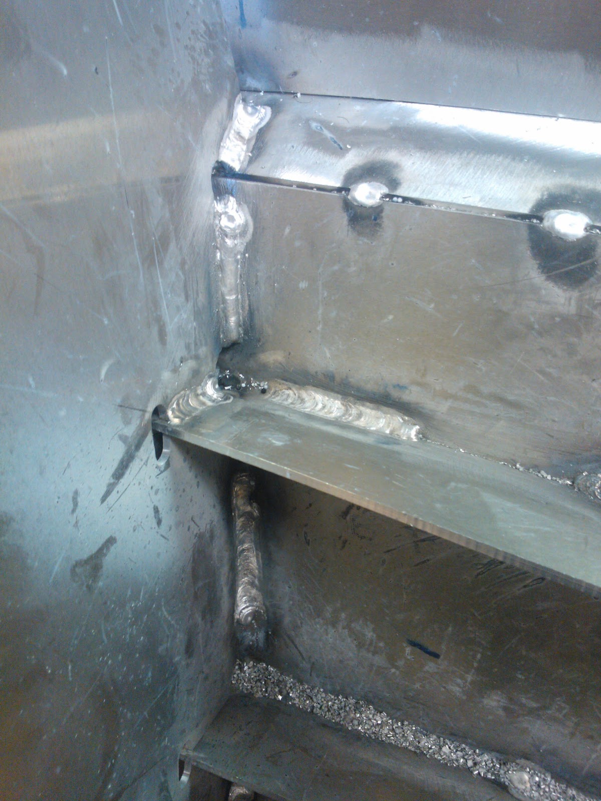 Frame - Bottom Welds Completed, Stringer - Frame Welds Started (Day 20 ...