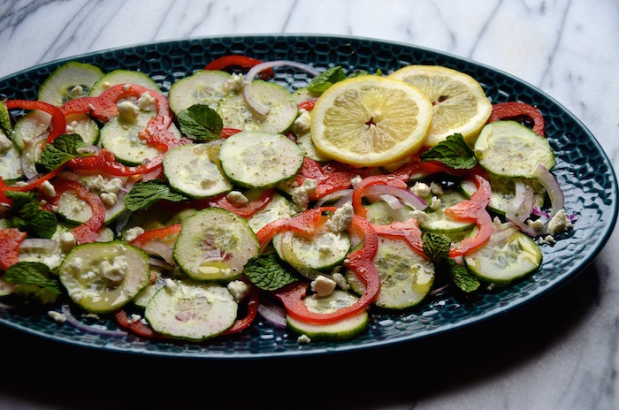 Cucumber Carpaccio Salad - Always Order Dessert