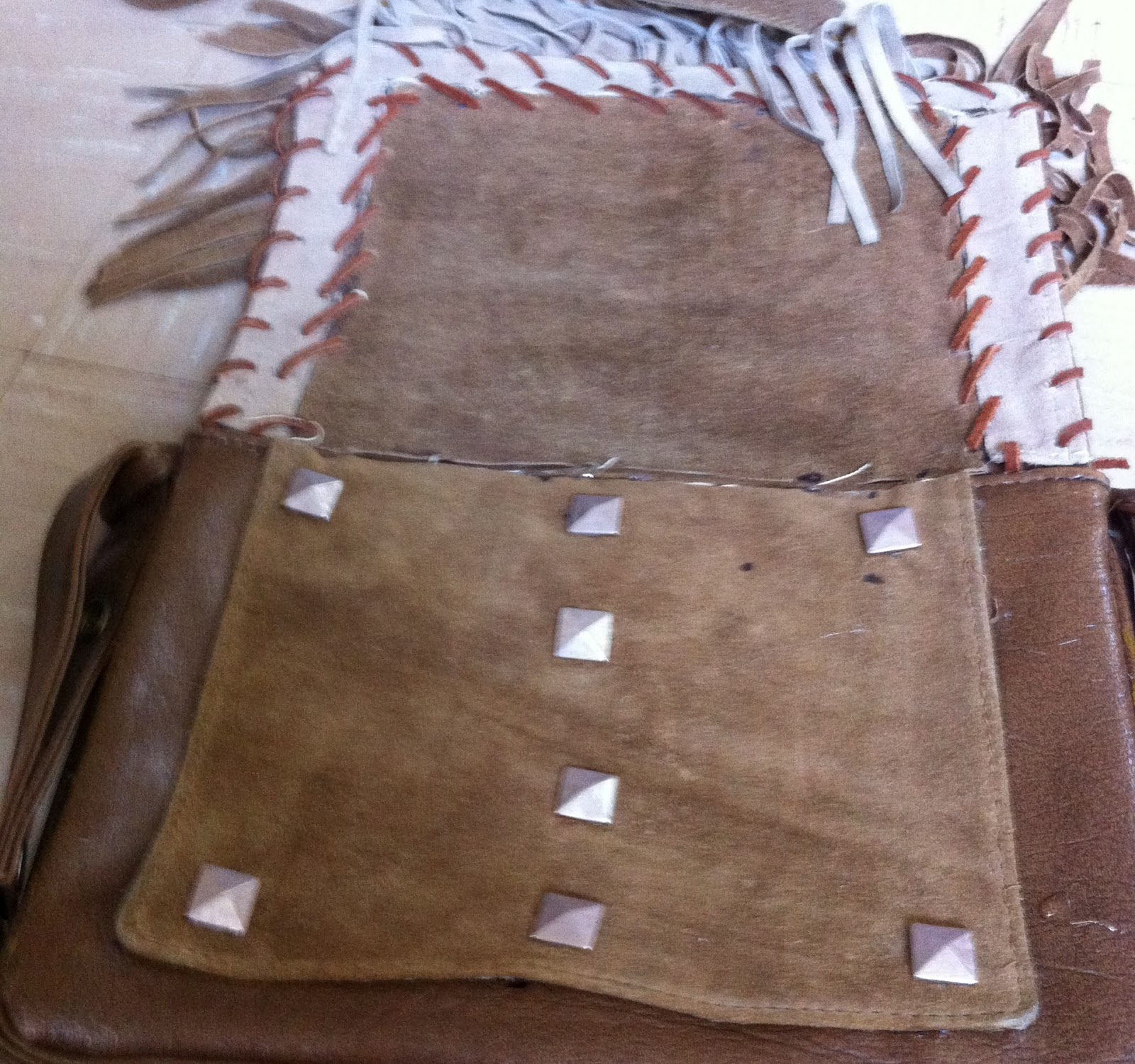 Refashion Co-op: Upcycle: Tacky Pleather Purse & Small Suede Bag ...