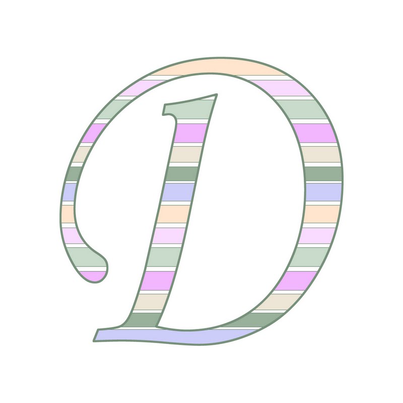 GRANNY ENCHANTED'S BLOG: "Pastel Stripes" JPG Free Capital Scrapbook ...