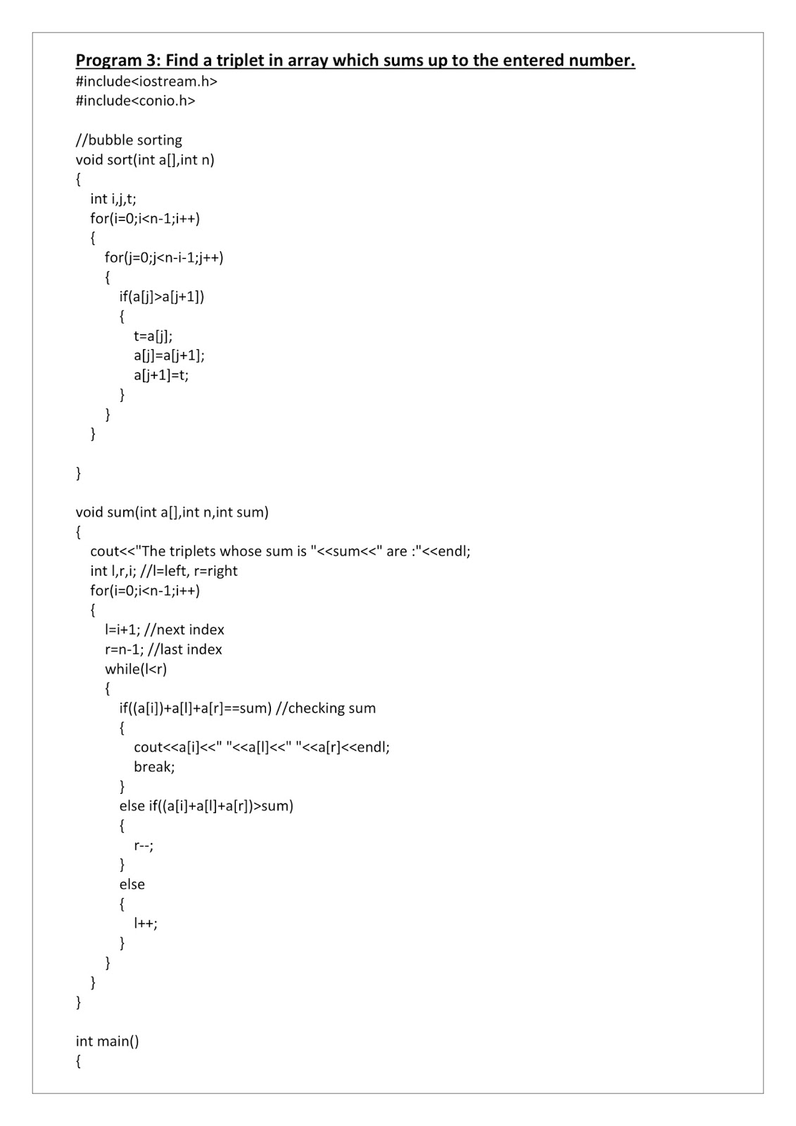 Class 12 Computer Practicals