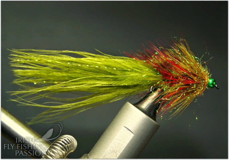 Irish fly fishing passion: Olive-Woolly Bugger.
