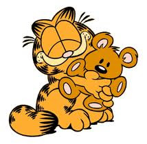 Caricaturas, dibujos animados, imagenes: Garfiel y su buen amigo Pookie