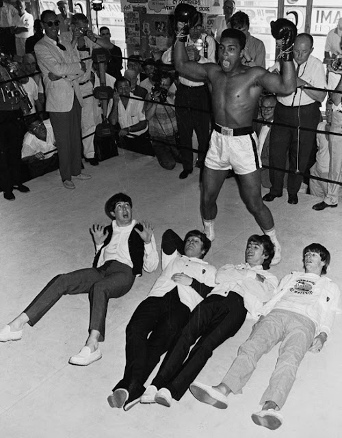 When The Beatles Met Muhammad Ali in 1964 ~ Vintage Everyday