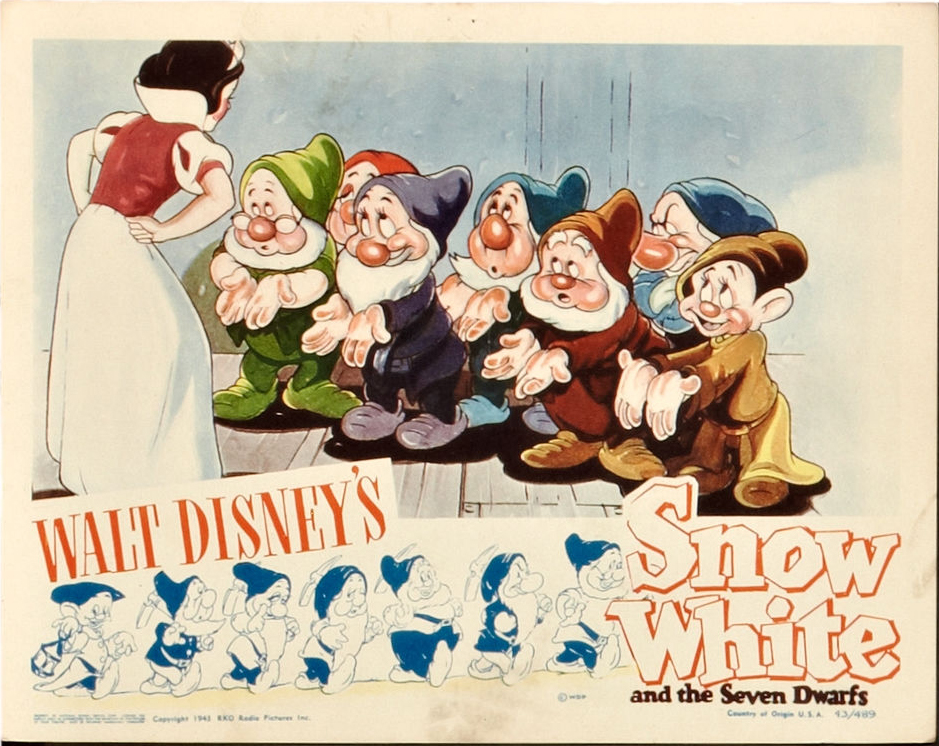 Filmic Light - Snow White Archive: 1944 US Snow White Lobby Cards