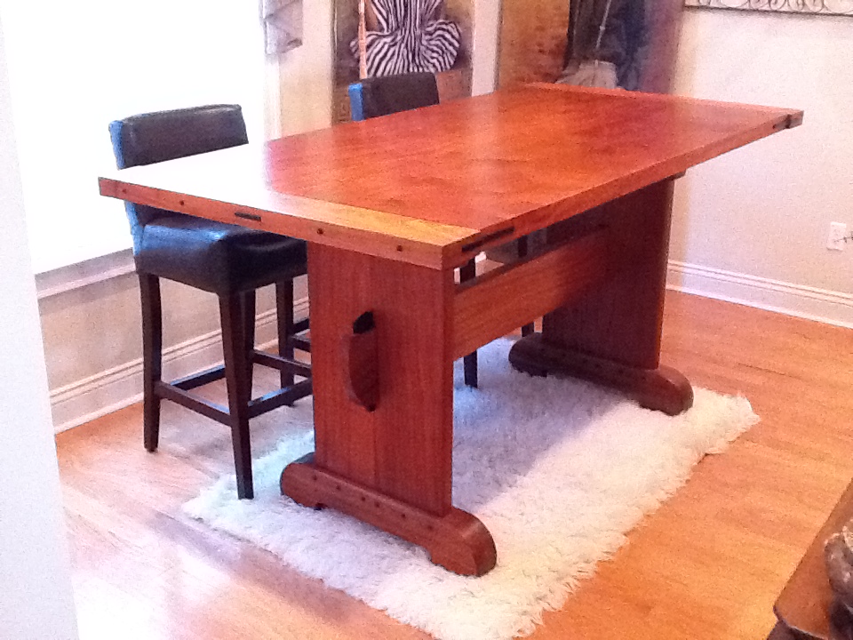 Revival Timberworks: Custom Mahogany Dining Table