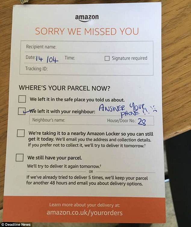 Family are now 'scared to answer the door' after Amazon driver leaves ...