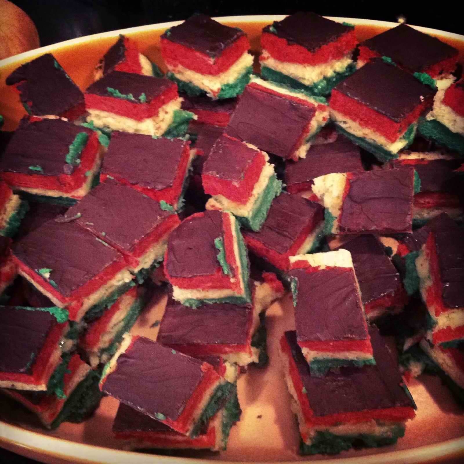 Culinary Caboose: Italian Flag Cookies (a/k/a Rainbow Cookies)