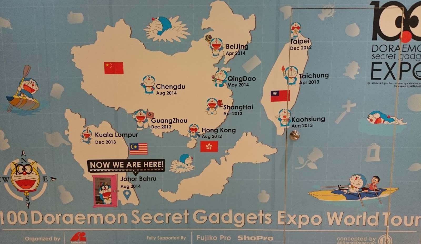 Xfotojournal: Pre-Opening of 100 Doraemon Secret Gadgets Expo Johor ...