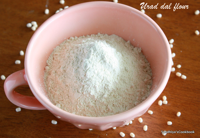 Sandhiya's Cookbook: How to make urad dal flour | Home made urad dal flour