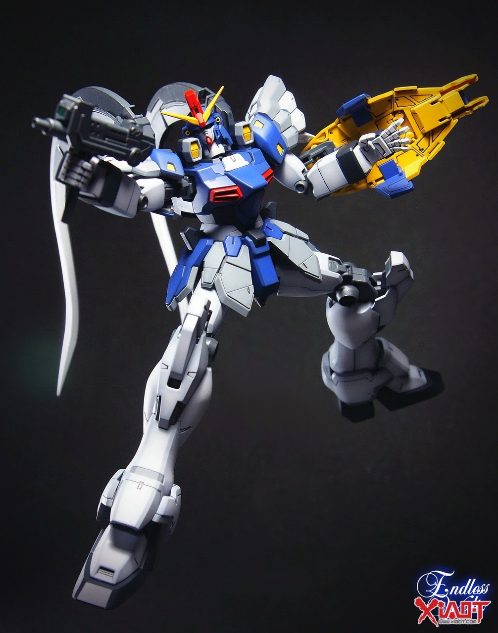 MG 1/100 Sandrock Gundam Custom EW with Cloak Custom Build - Gundam ...