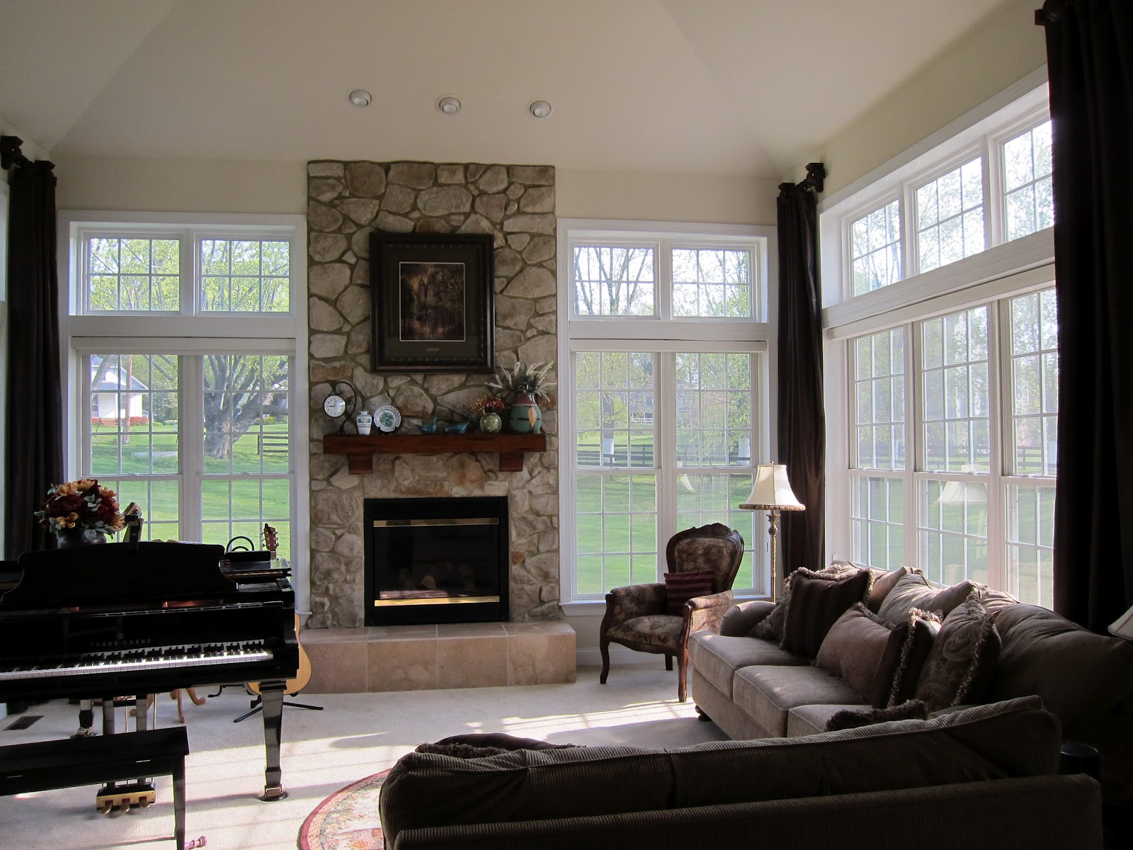 Whistling Prairie: Conservatory Curtains