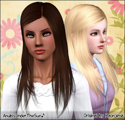 My Sims 3 Blog: Raonjena Female Hair 029 ~ Fixed and pooklet'd by Anubis360
