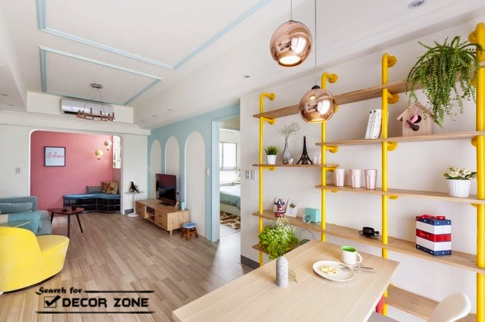 Colorful studio apartment design in Taiwanese city | Dolf Krüger