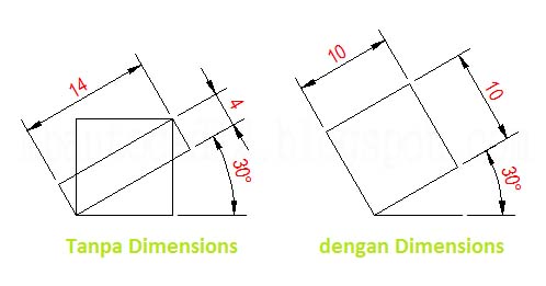cara membuat rectangle, tips and trick - belajar autocad