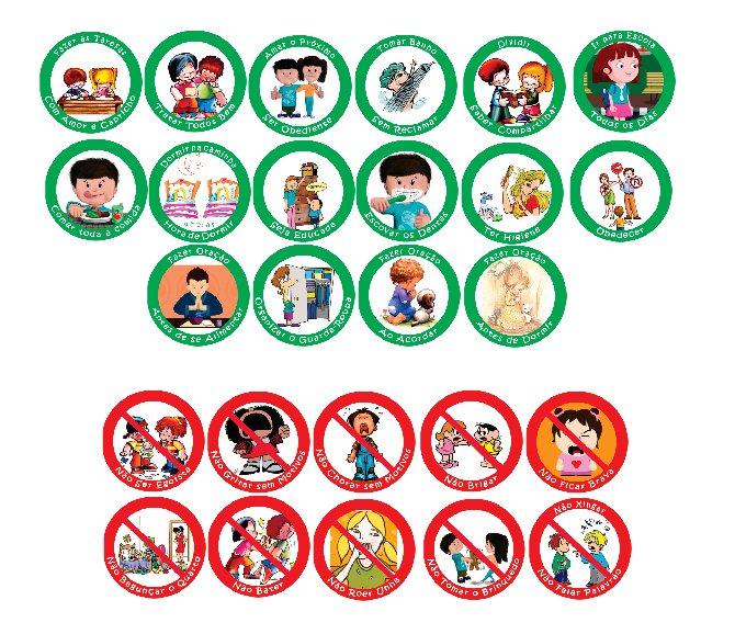 Regras para crianças, Quadro de rotina para criança, Quadro de ...