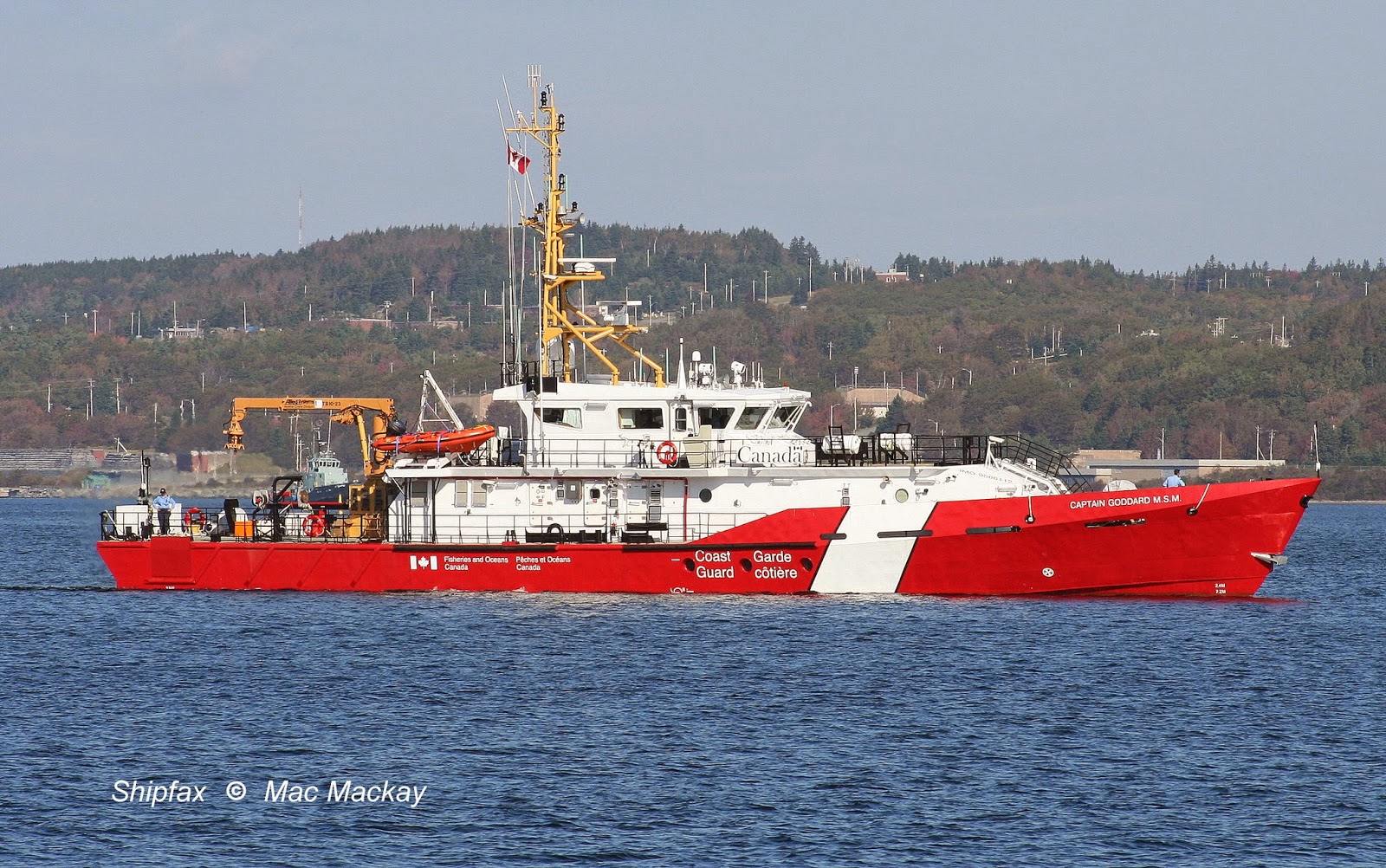 Shipfax: Captain Goddard M.S.M. to Canadian Coast Guard