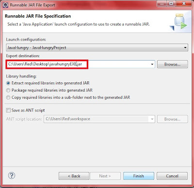 How to Create an Executable Jar or Java exe file using Eclipse ide or console | Java Hungry