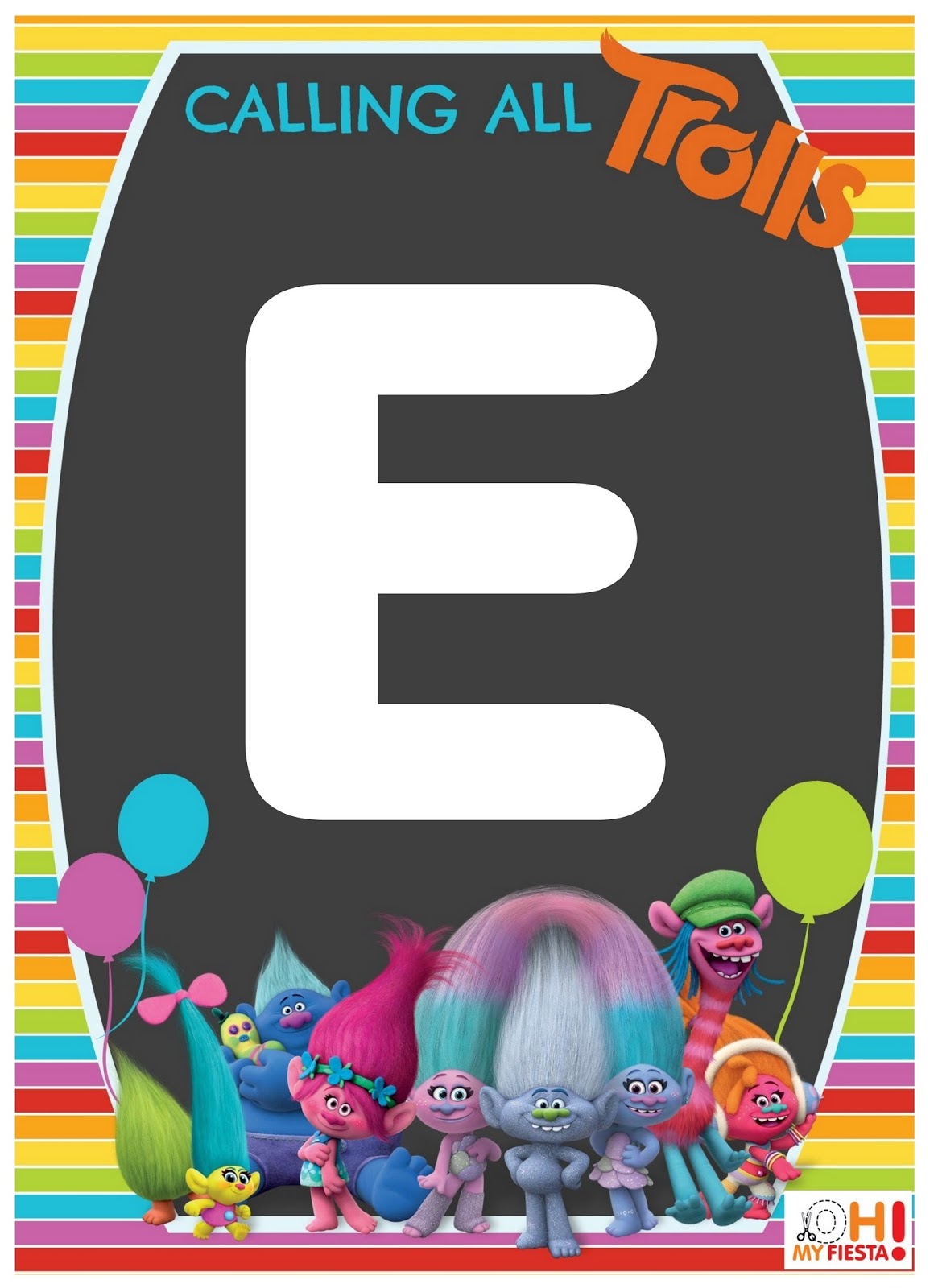 Alfabeto de Trolls. - Oh my Alfabetos!