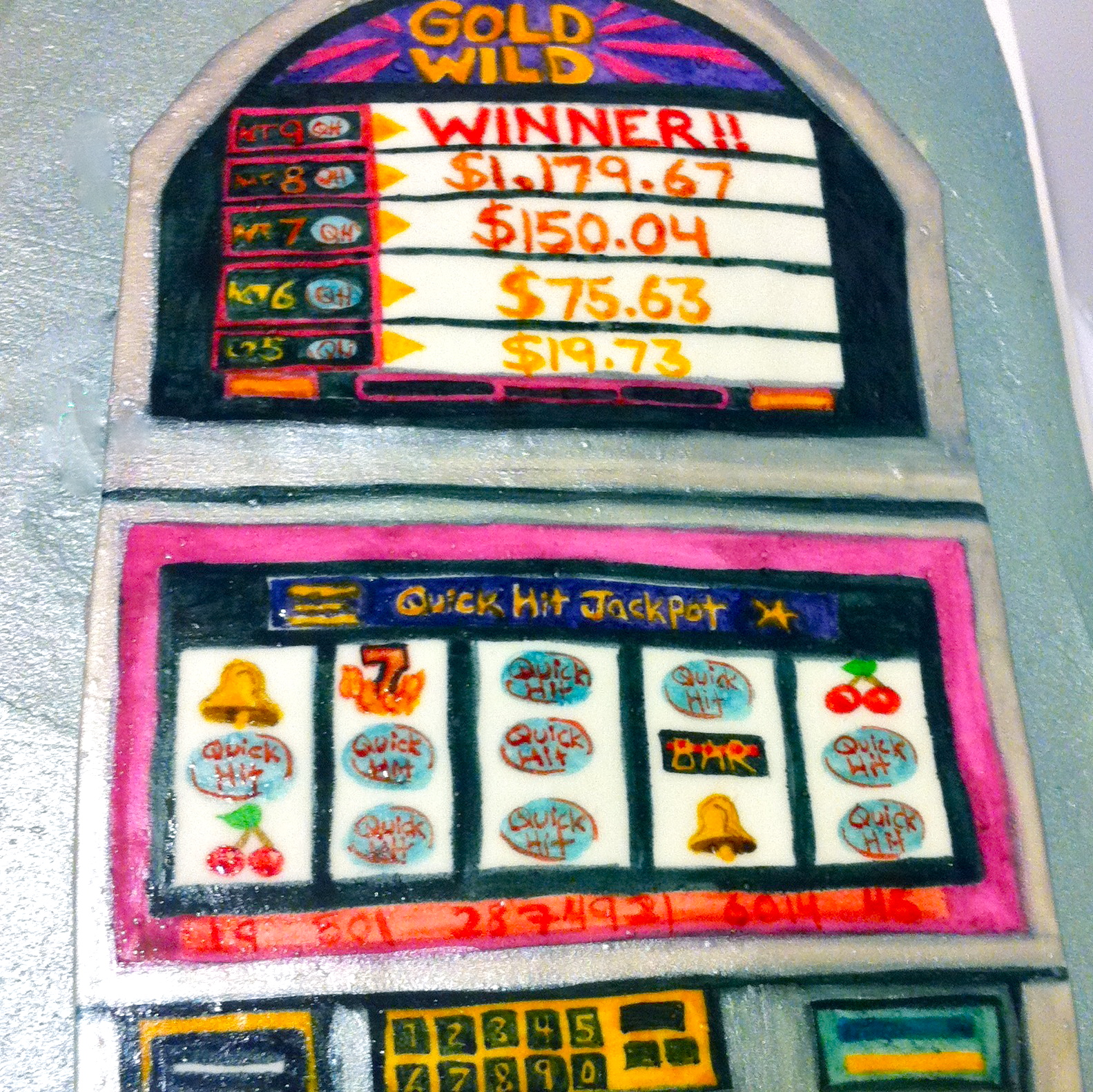 Kt's Confections: Slot Machine Cake!
