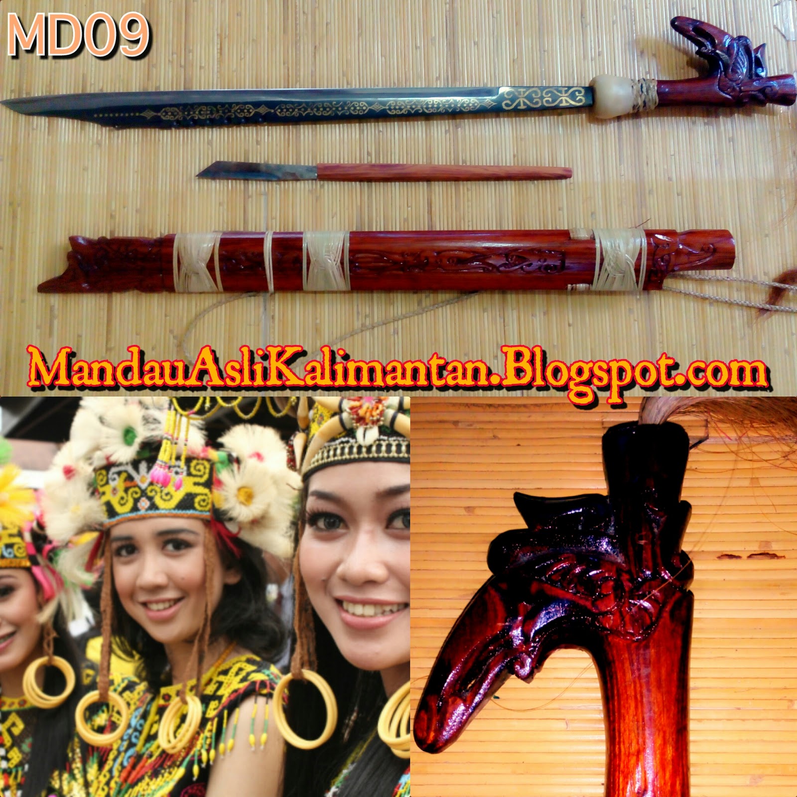 Jual Mandau Asli Kalimantan, Mandau Dayak Asli: Maret 2016