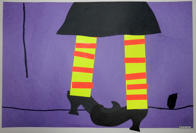 Tippytoe Crafts: Witch Legs Craft