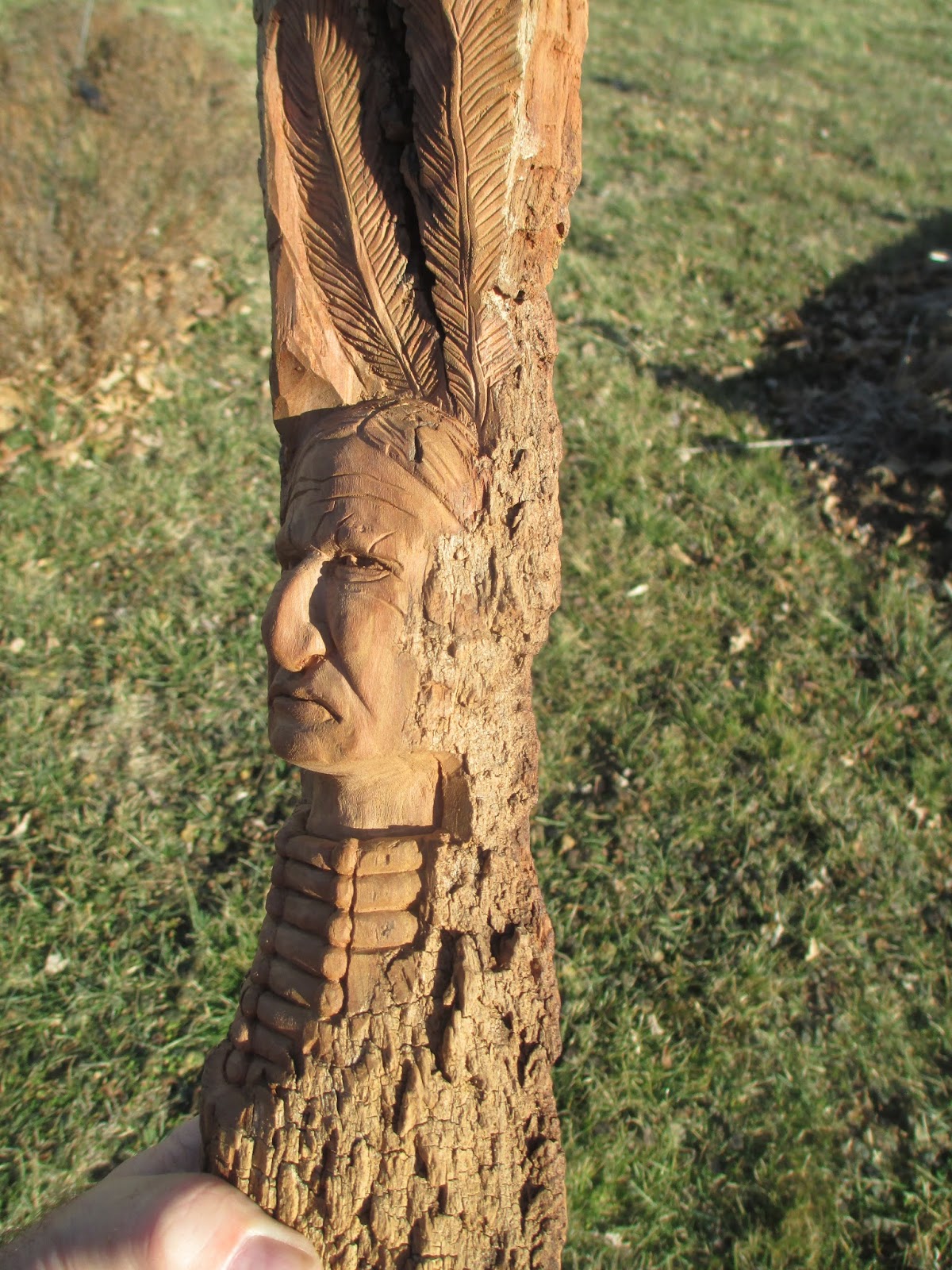 Knotty Wood Spirits: New Cottonwood Bark Carvings