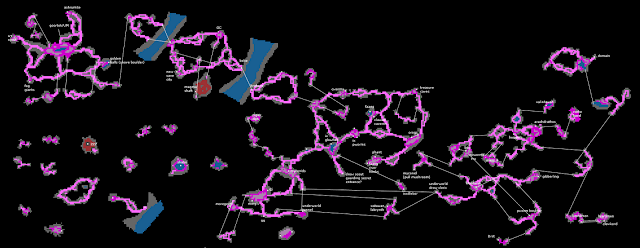 Duris: The Land of Bloodlust: Text Map of the Underdark