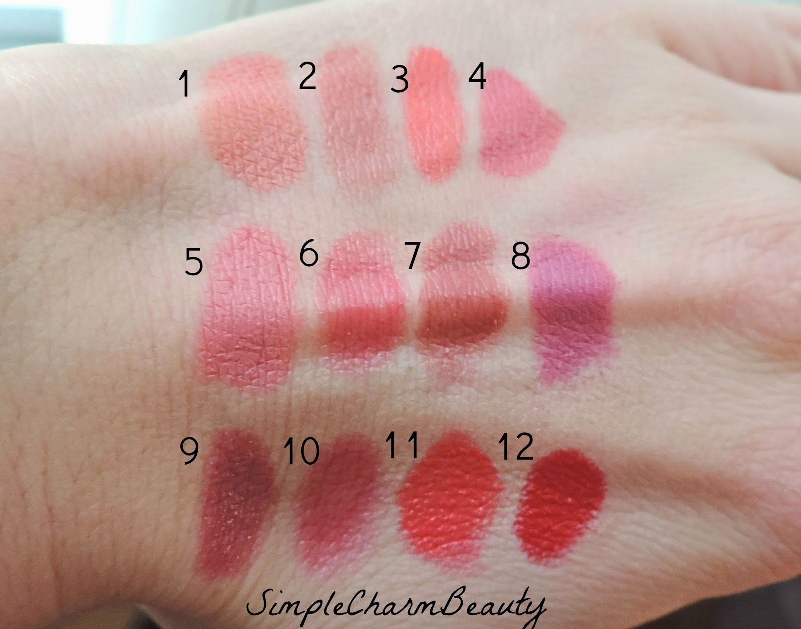 Simple Charm Beauty: Top 12 Lipsticks | Fair to Light Skin