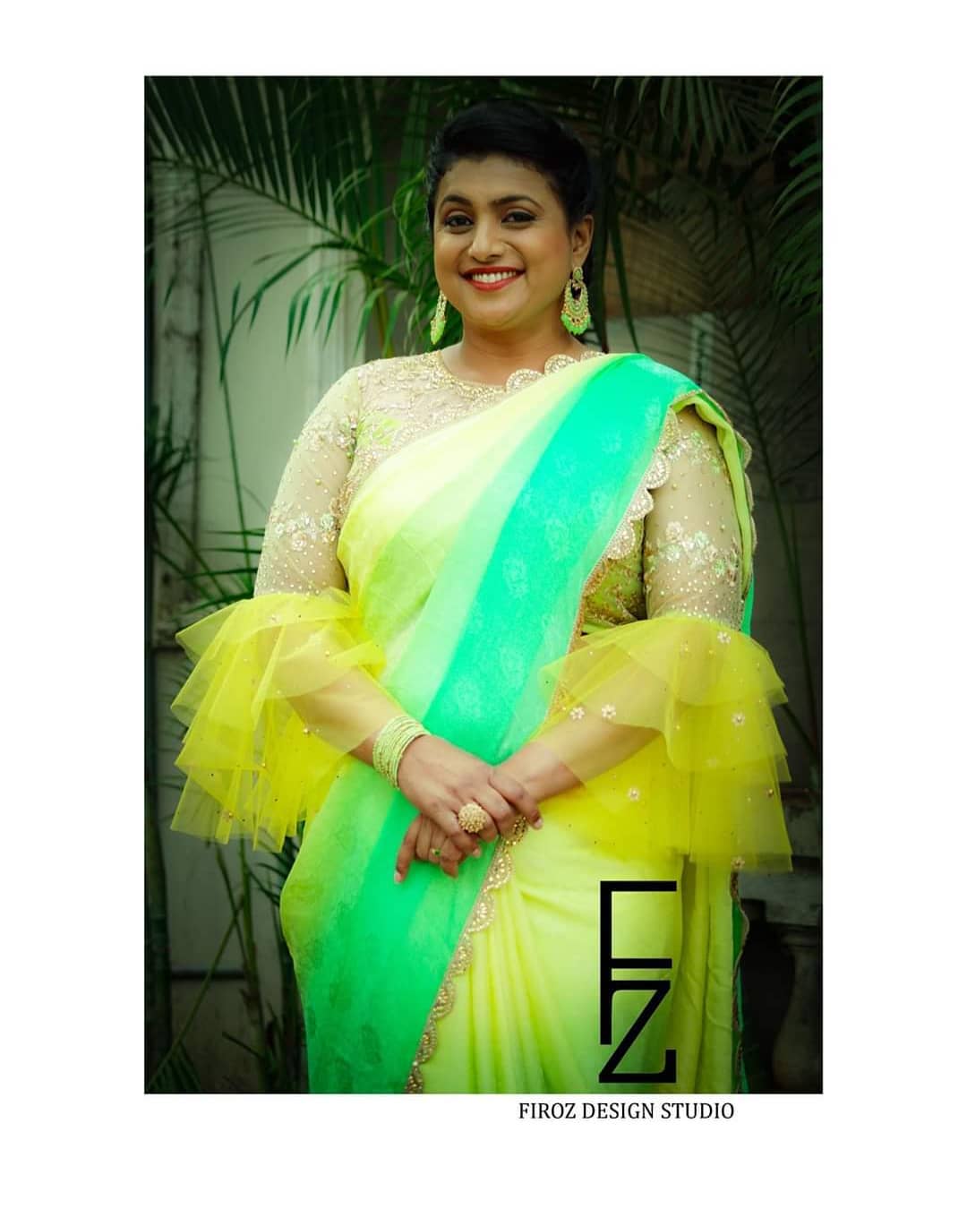 Actress Roja Selvamani in Stunning Photoshoot In Saree