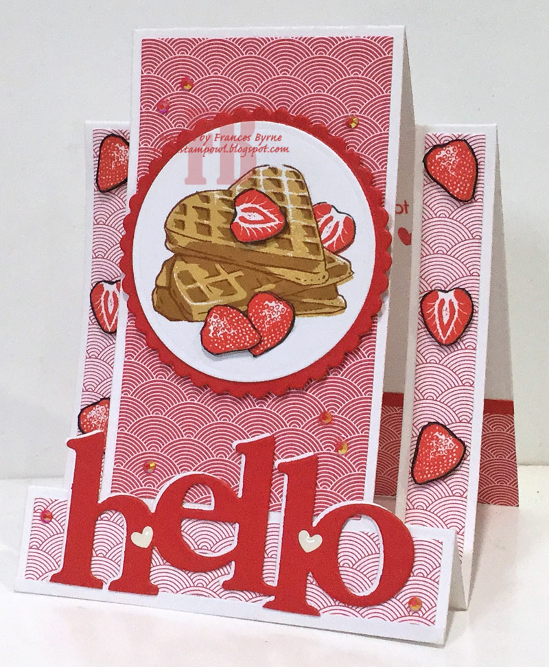 StampOwl's Studio: I Like You A Waffle Lot