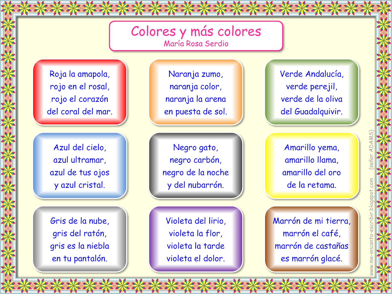 Colores+y+más+colores+-+Me+encanta+escribir+-++Señor+ADAMS.png (1600× ...