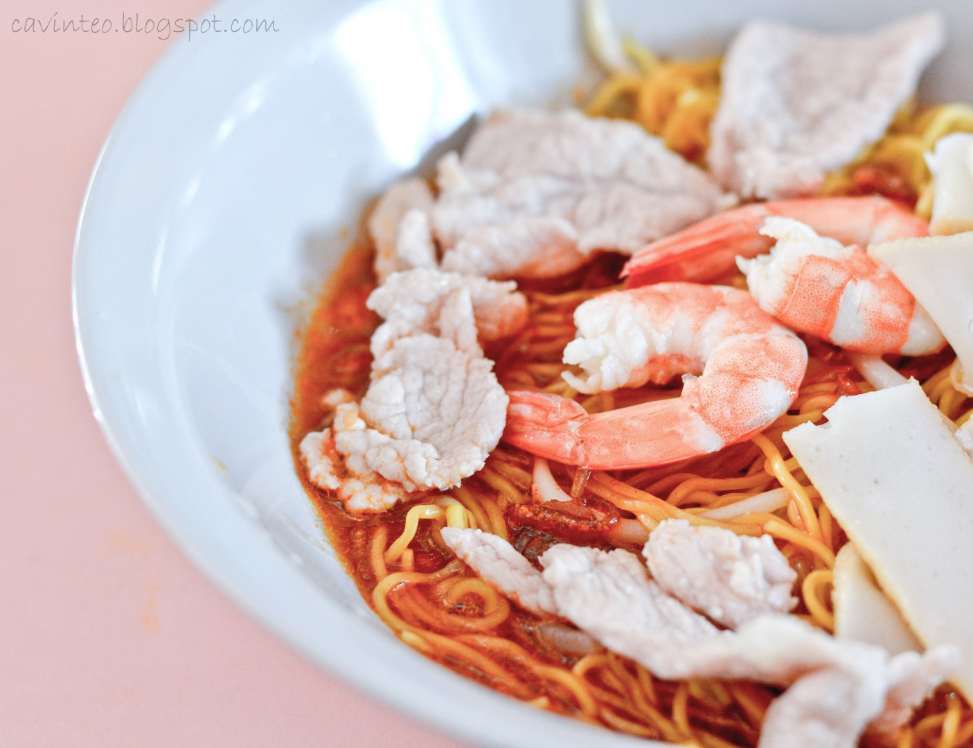 Entree Kibbles: Prawn Noodle Dry - Breakfast @ Tian Tian Cooked Food ...