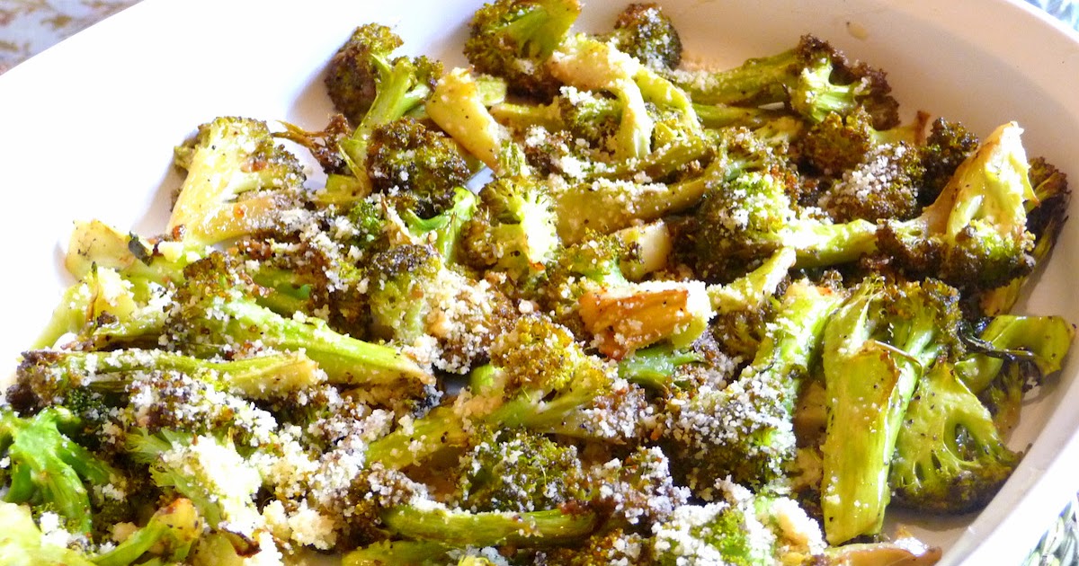 ROASTED BROCCOLI, GARLIC AND PARMESAN