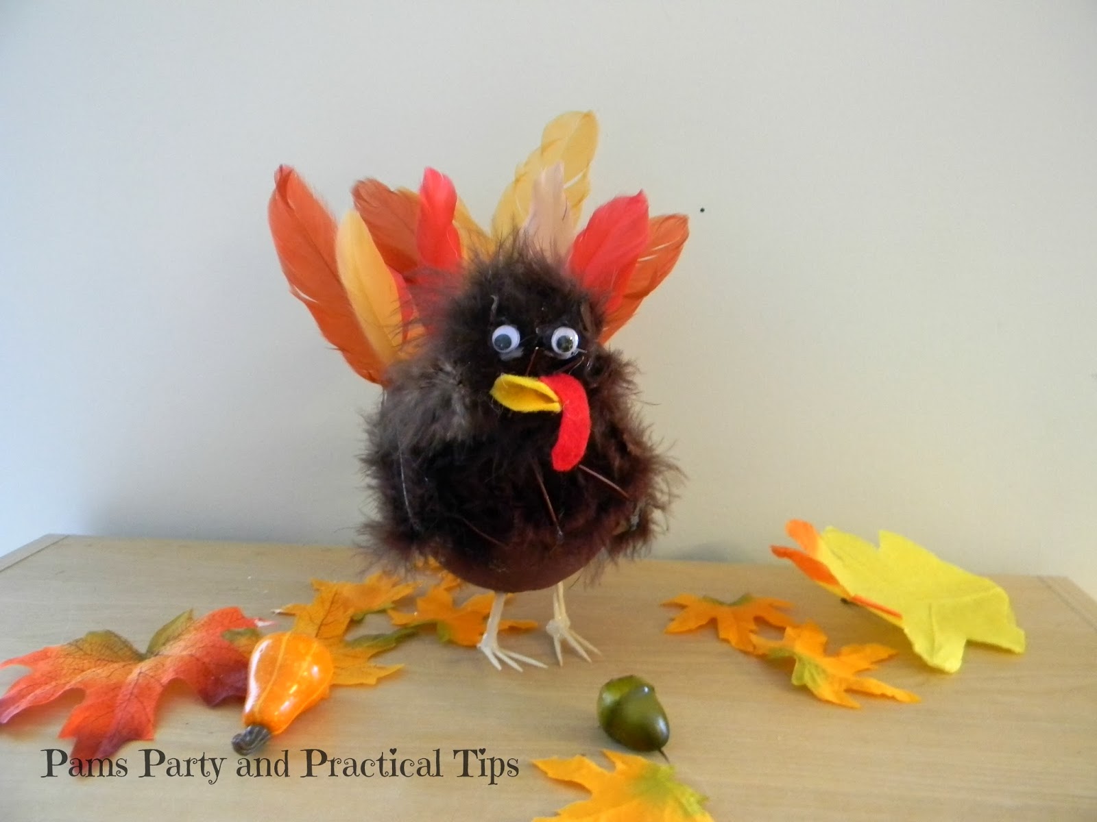 Pams Party & Practical Tips: Crafting with Kara - Craft Turkey Tutorial