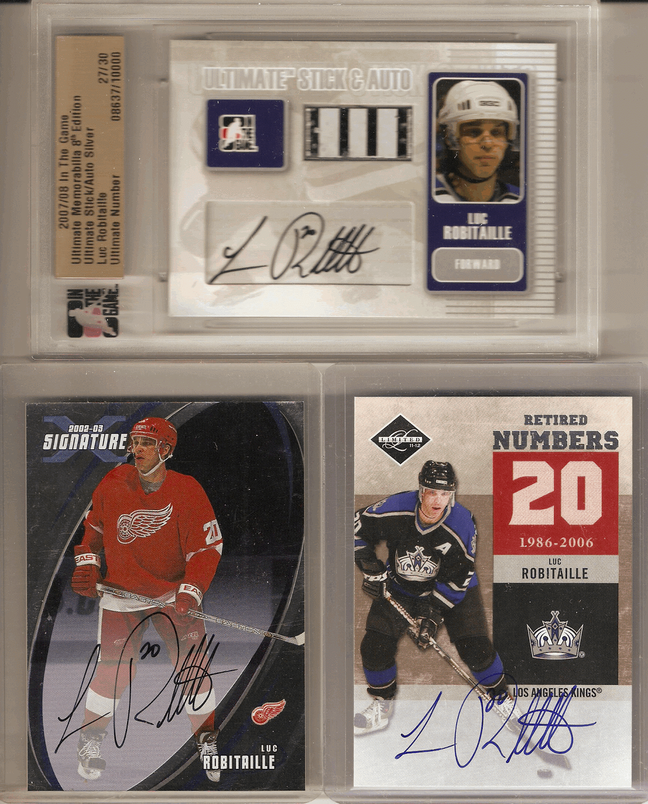 Hockey Card Heaven: 1,000 Point NHL Player Autographs - #21 Luc Robitaille