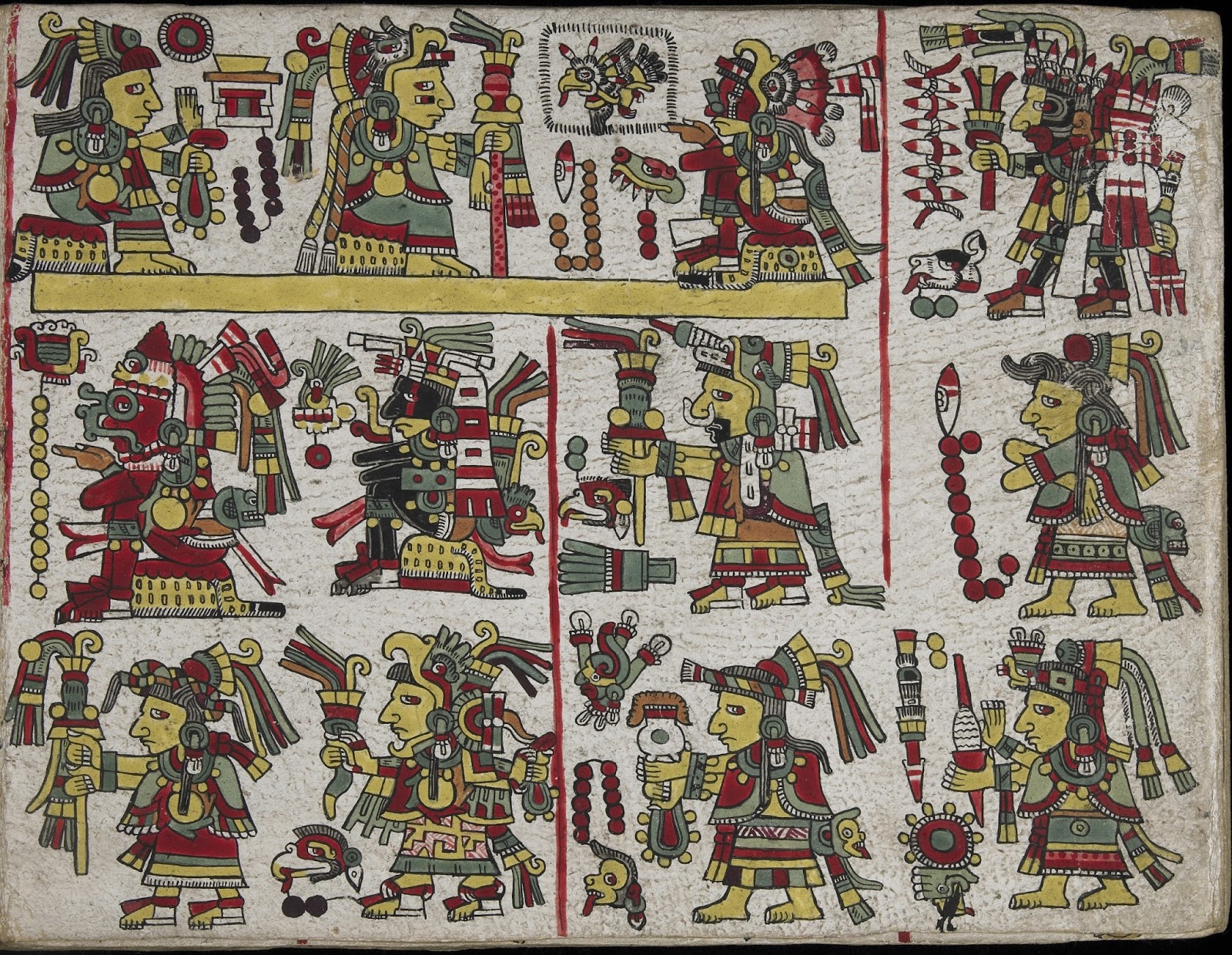 Seminario de Cultura Mixteca: Nuevas imágenes a color del códice Nuttall