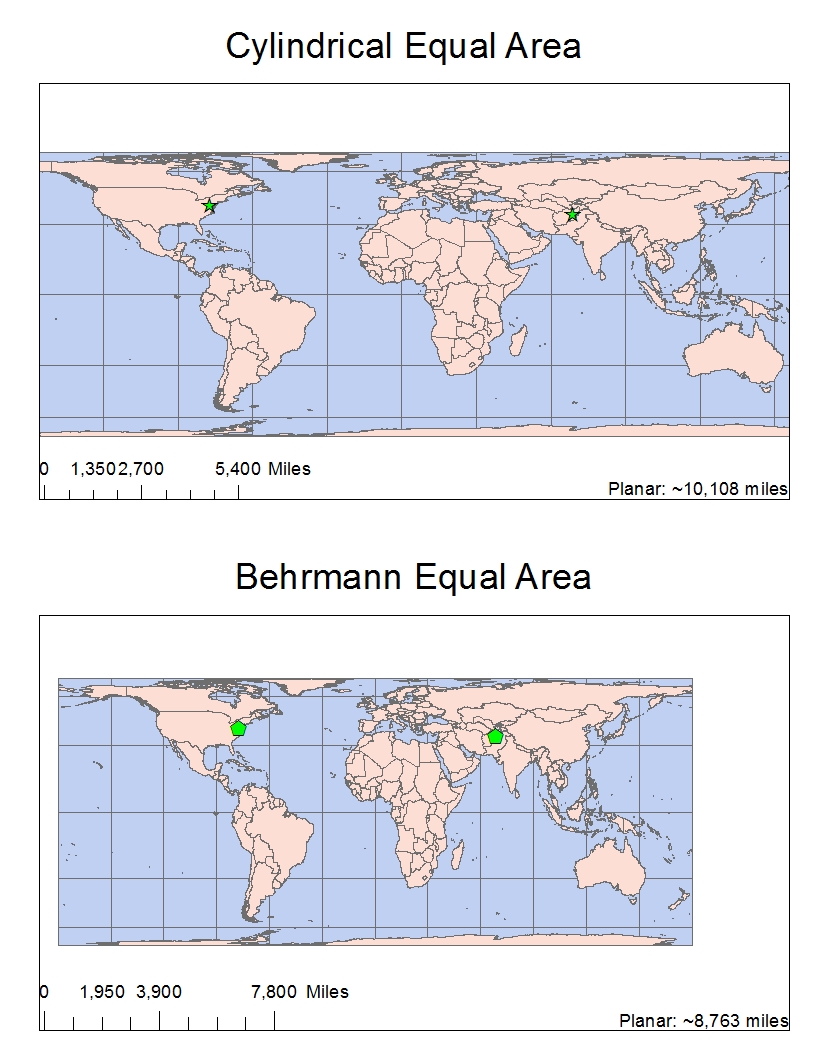 Randy's GEOG 7: Lab #5: Projections in ArcGIS