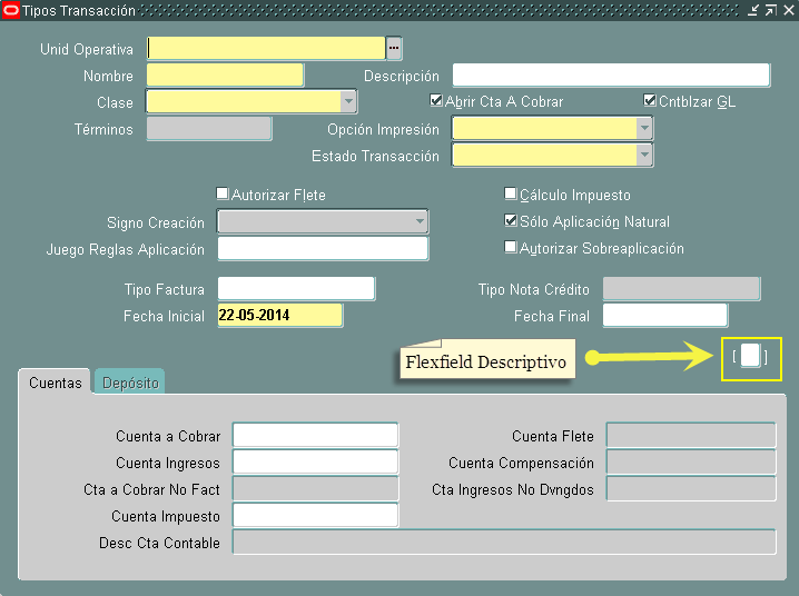 Compartiendo Tips de Oracle: Flexfields Descriptivos