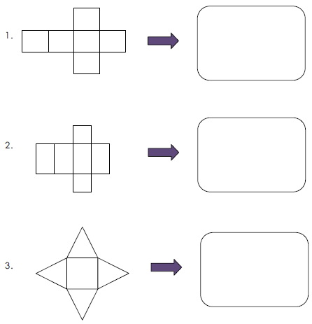 Matematik: Geometri: Latihan Pengukuhan: Bentangan 3D