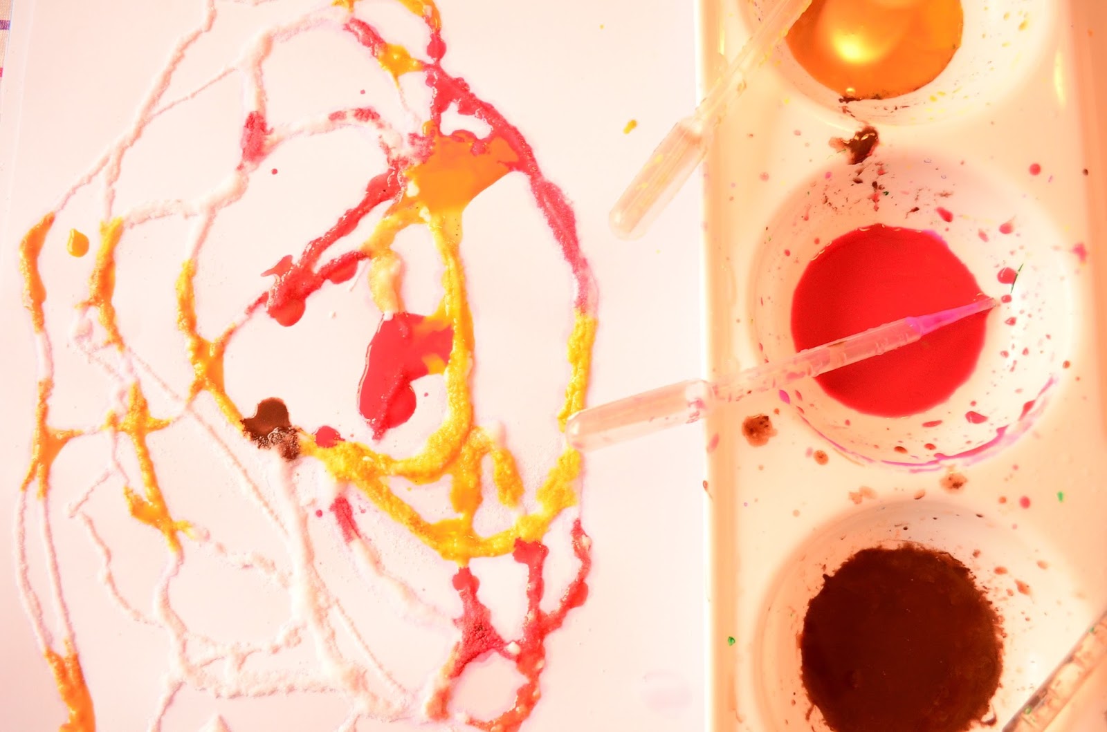 Practical Mom: Salt Glue Word Building (Practical Mondays #19)