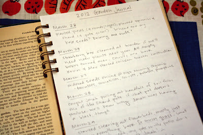 The Parsimonious Princess: Why and How I Keep a Garden Journal