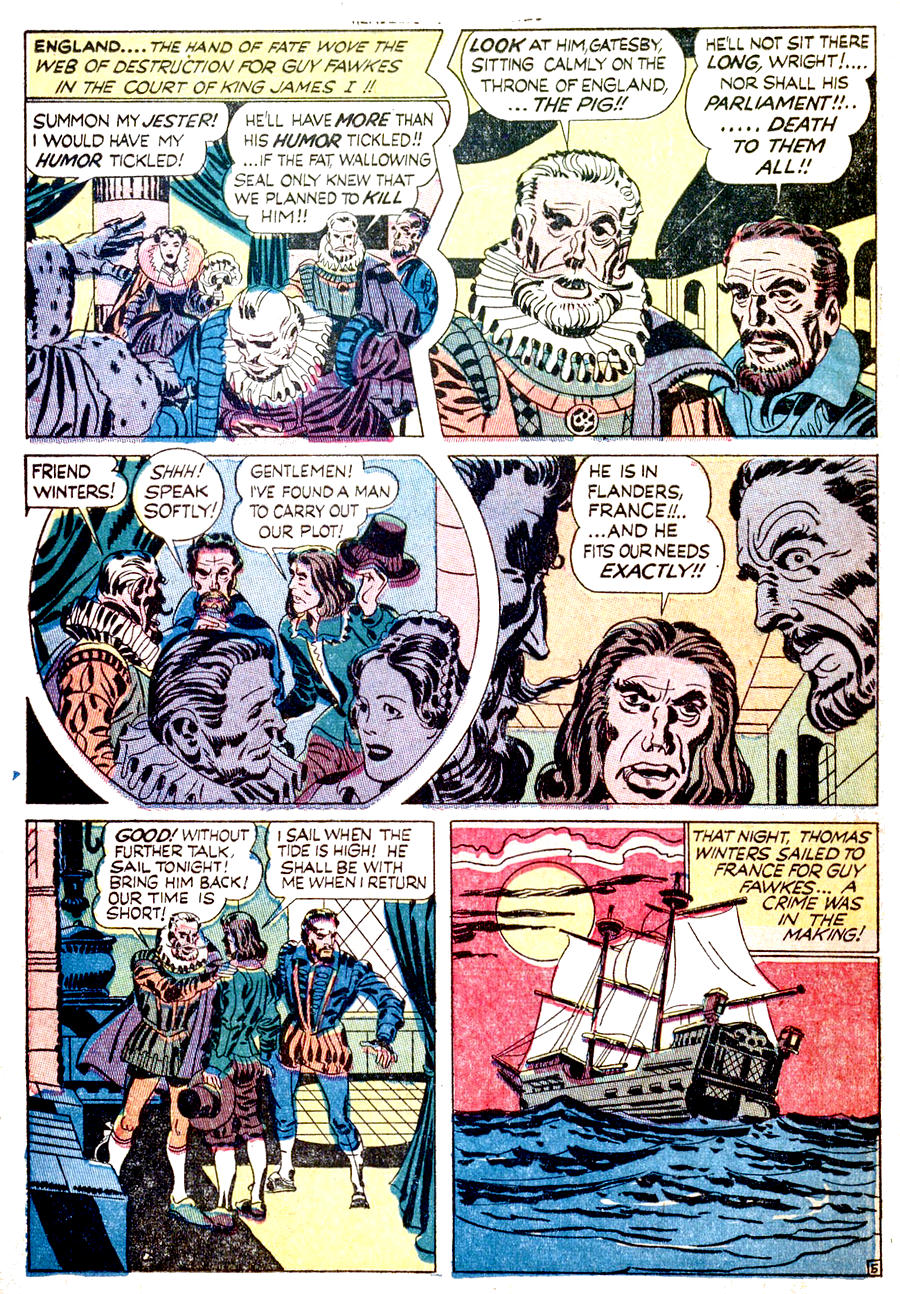 Pappy's Golden Age Comics Blogzine: Number 2301: The Gunpowder Plot