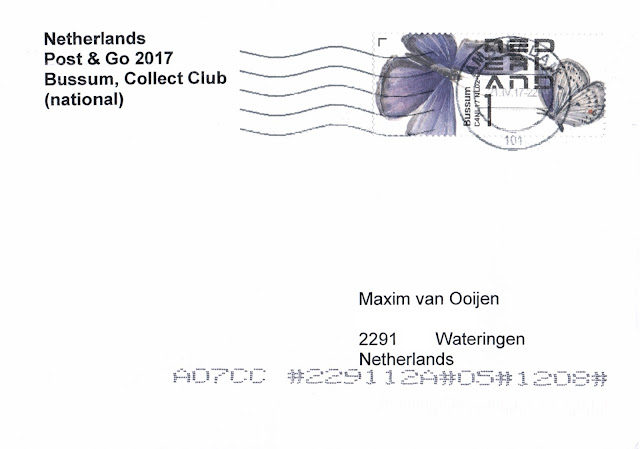 World envelope collection: Netherlands - Post & Go 2017 - Bussum ...