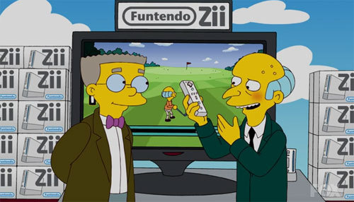 La Funtendo Zii en Los Simpsons ~ Botafumeiro VJ - Tu Blog de Videojuegos